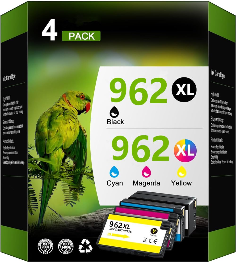 Amazon.com: 962XL Ink Cartridges Latest Version Combo Pack, High-Yield ...