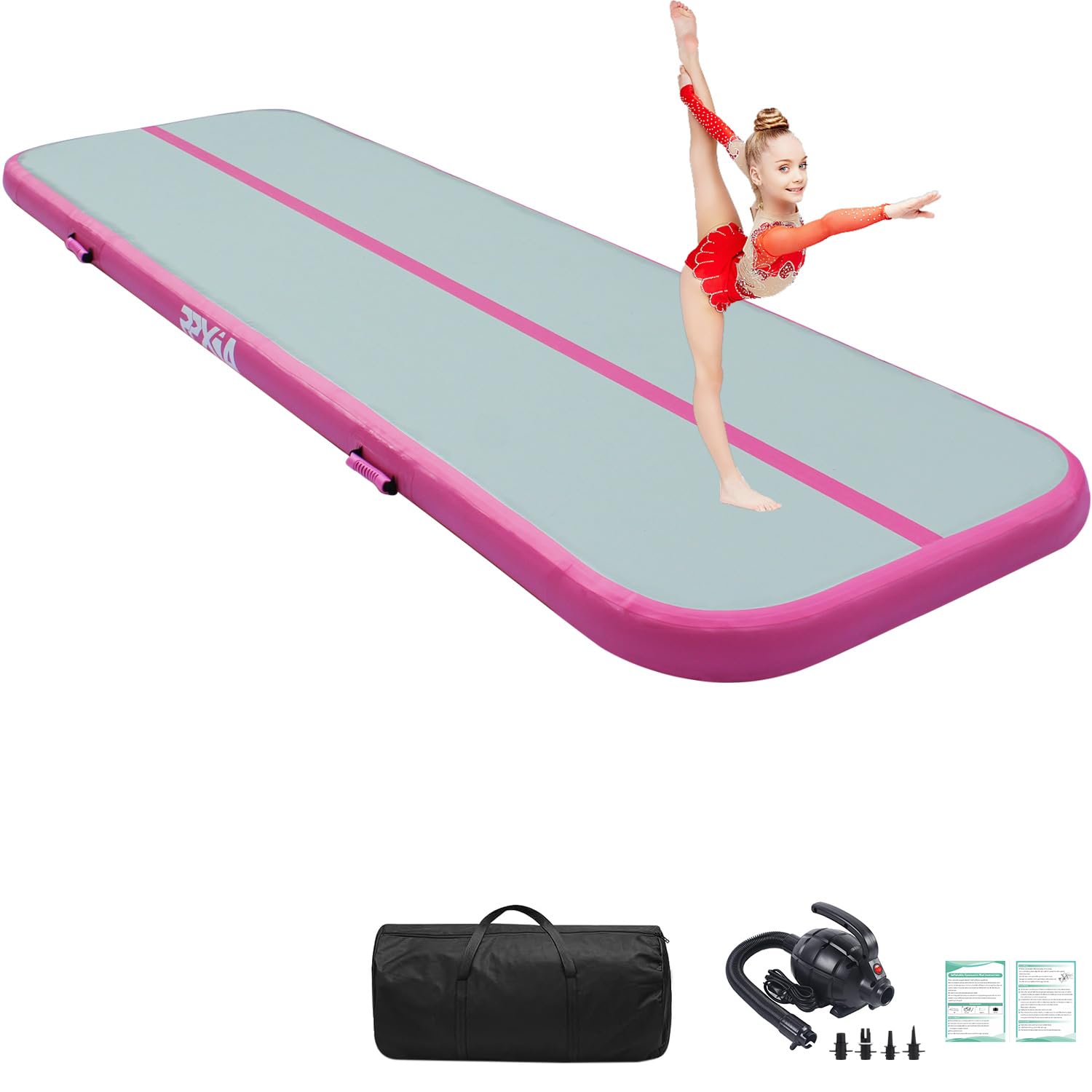 Gymnastics Mat Tumble Track 10ft/13ft/16ft/20ft, Tumbling Mats Kids Air ...