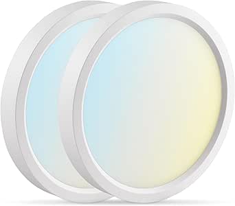 LUXRITE 5 Inch LED Flush Mount Ceiling Light, Super Slim 0.7" Thick ...