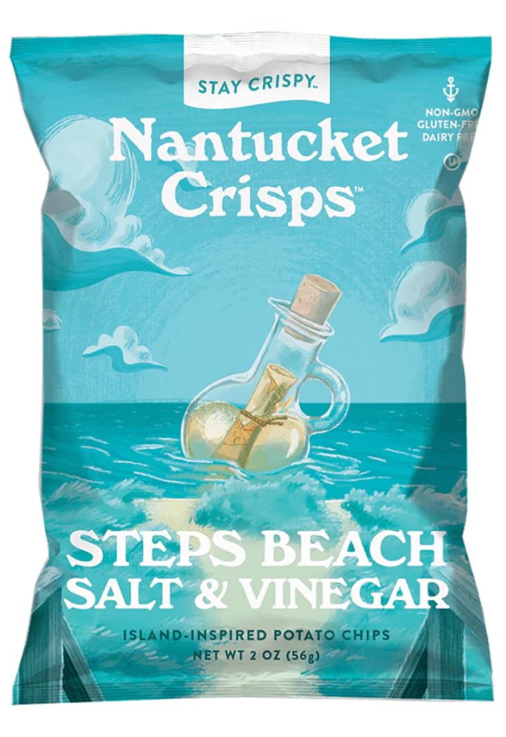 Amazon.com: 3 pack - Nantucket Crisps - Steps Beach Salt and Vinegar