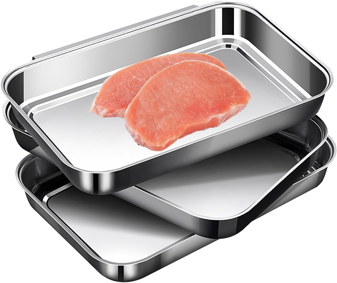 Amazon.com | JMUSTTBO 3Pcs Stainless Steel Breading Pans Set ...