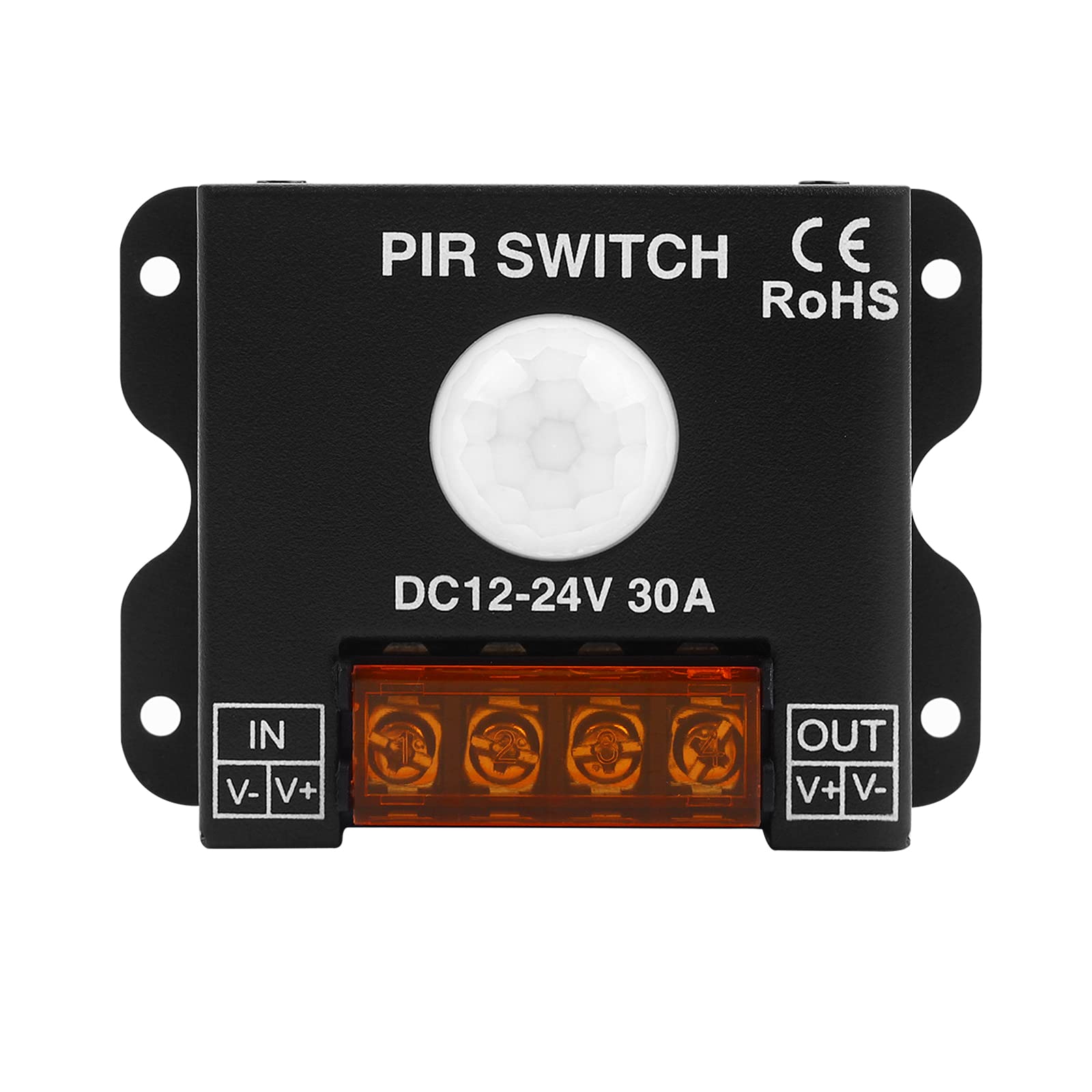 Buy RGBZONE PIR Motion Sensor Detector Switch, High Power 30A Body ...