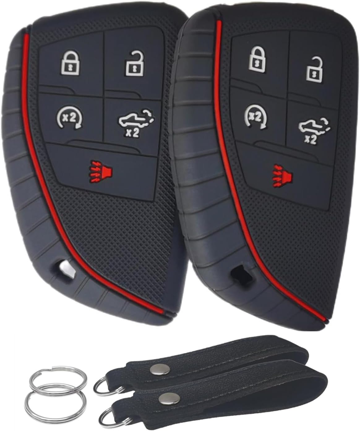 Amazon.com: waymei Silicone Key Fob Cover Remote Keyless Case Protector ...