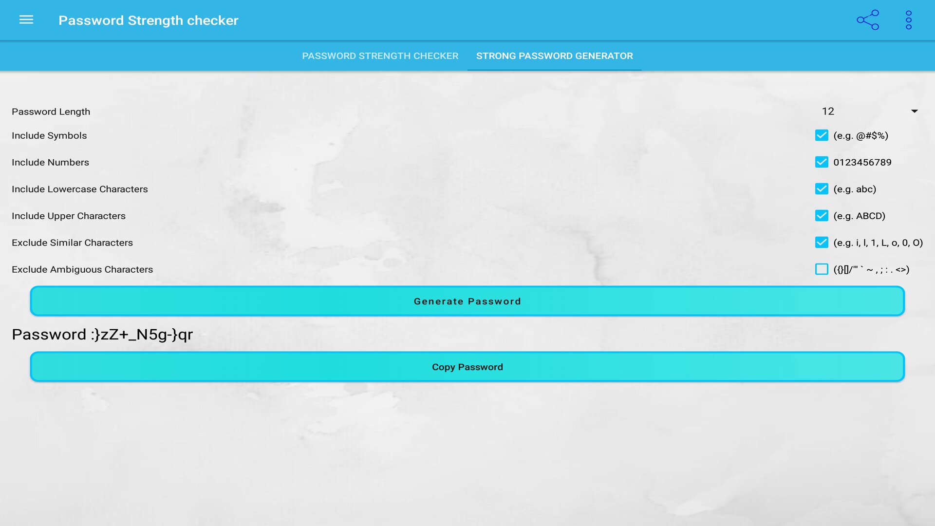Password Strength checker | Password Generator - App on Amazon Appstore