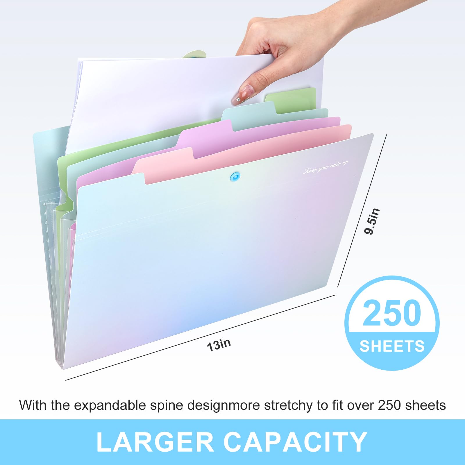 Snapklik.com : Ddaowanx Expanding File Folder, Letter A4 Size Accordion ...
