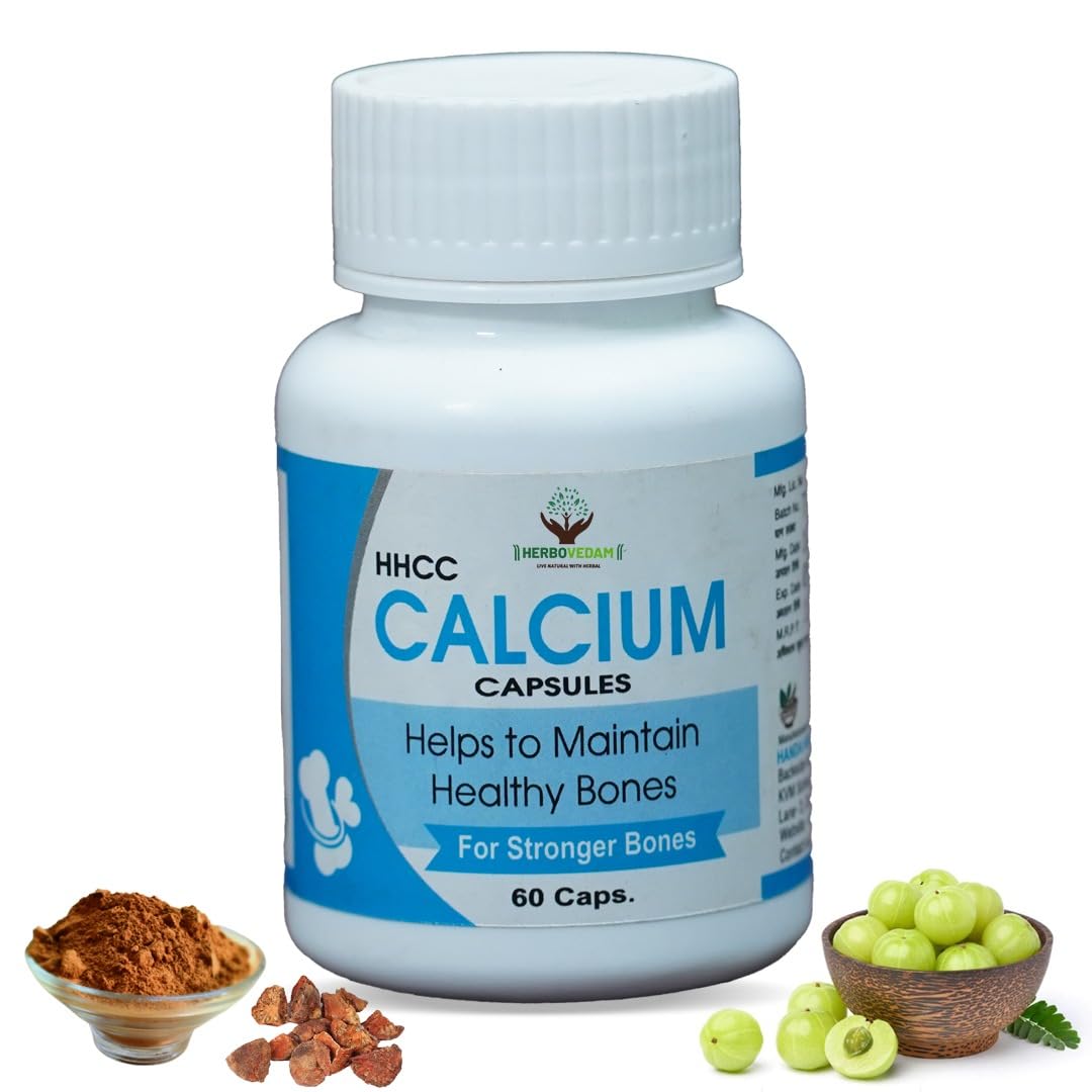 Buy HERBOVEDAM Calcium Capsules For Maintain Heathy Bone Health & Joint ...