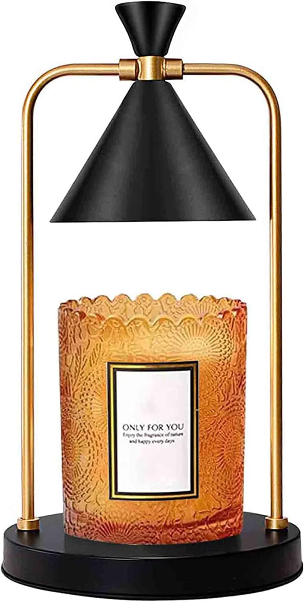 Candle Warmer Lamp with Timer, Dimmable Candle Lamp Warmer Electric ...