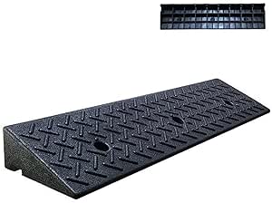 Amazon.com: Rubber Curb Ramps Heavy Duty Threshold Ramp Car Slope Ramp ...