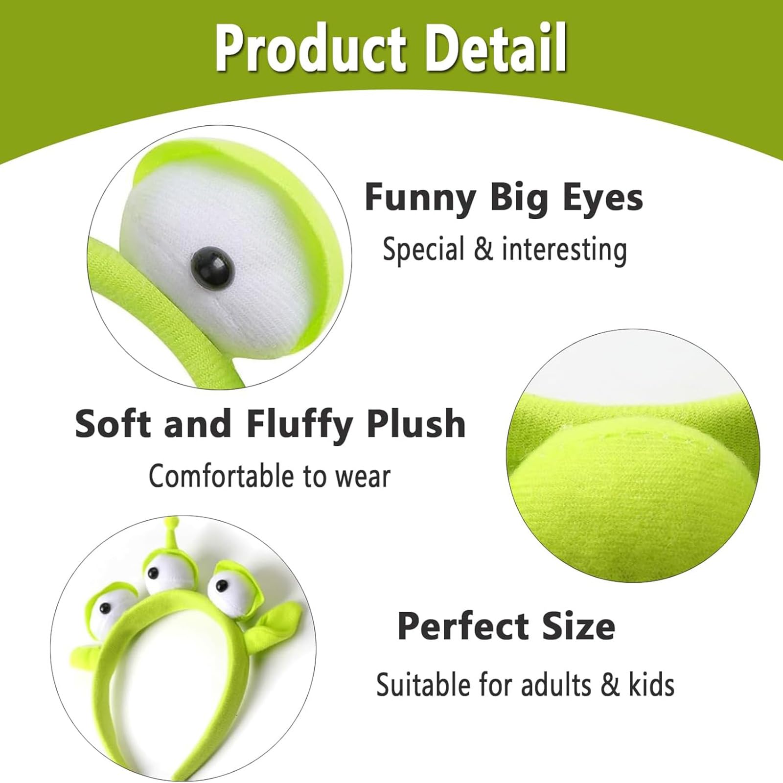 YSFVNP 2 Pcs Alien Headband, Ratatouille Headband, Toy Story Alien ...