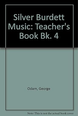 Amazon | Teacher's Book (Bk. 4) (Silver Burdett Music) | Odam ...