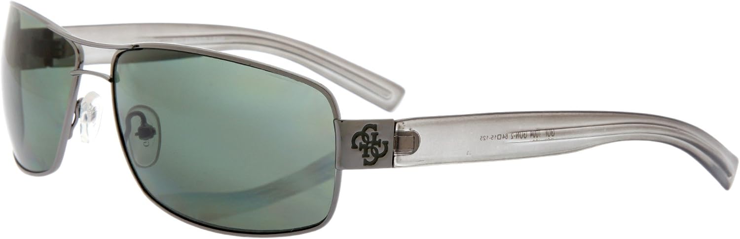 Amazon.com: Guess GUP 1004 GUN 2 Gunmetal Sunglasses : Clothing, Shoes ...