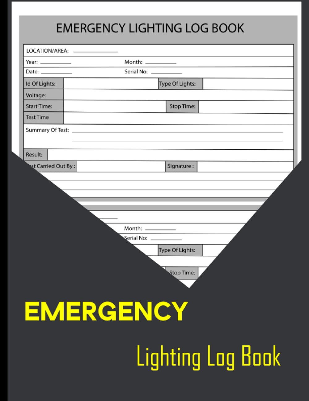 Emergency Lighting Log Book Template Monthly Emergency Lighting Log