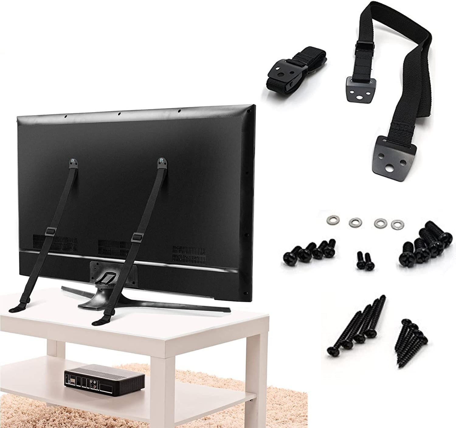 Amazon.com: TV & Furniture Safety Straps, TV and Furniture Anti Tip ...