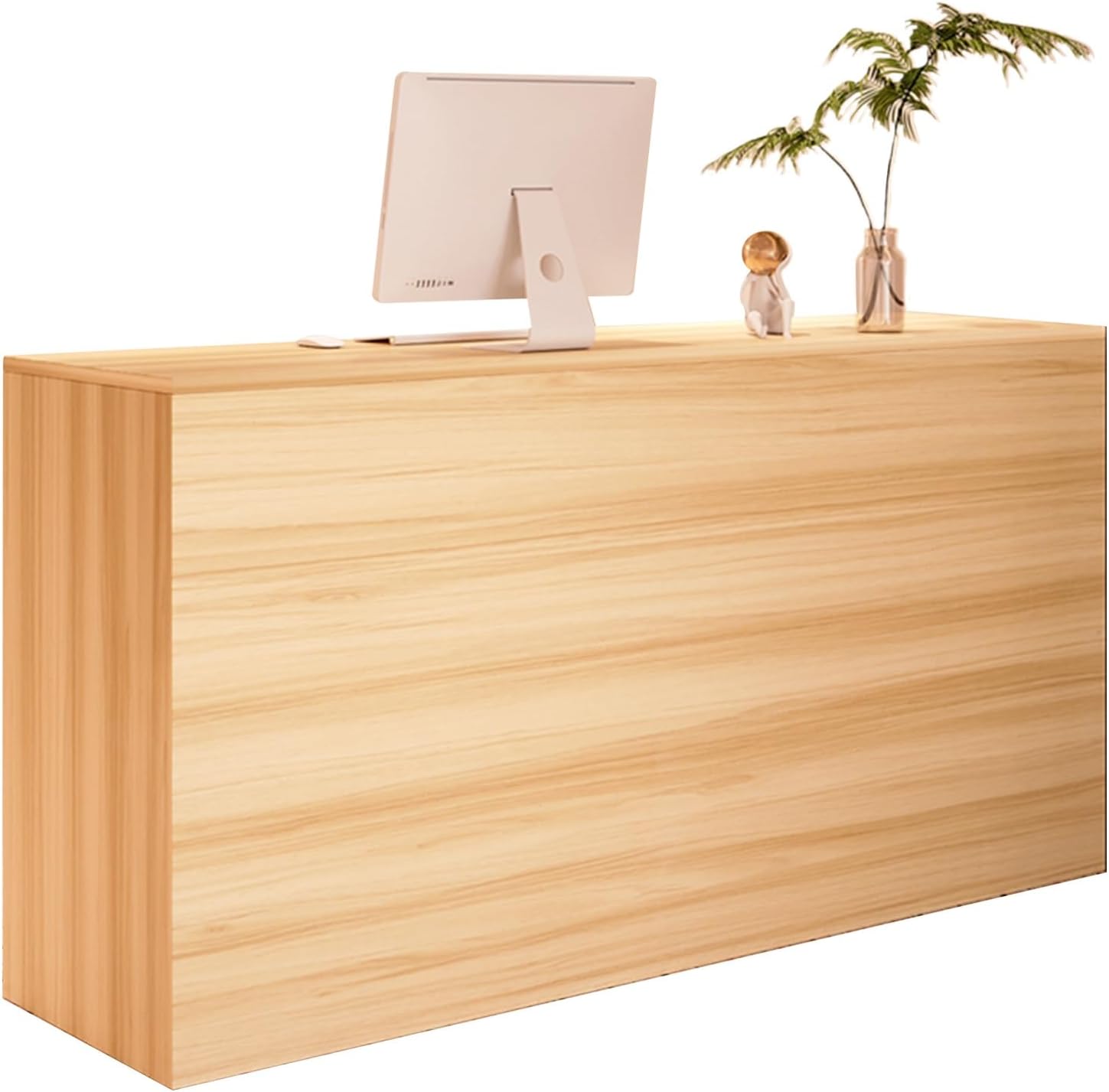 Amazon.com: Modern Reception Desk Counter, Front Counter Desk Reception ...