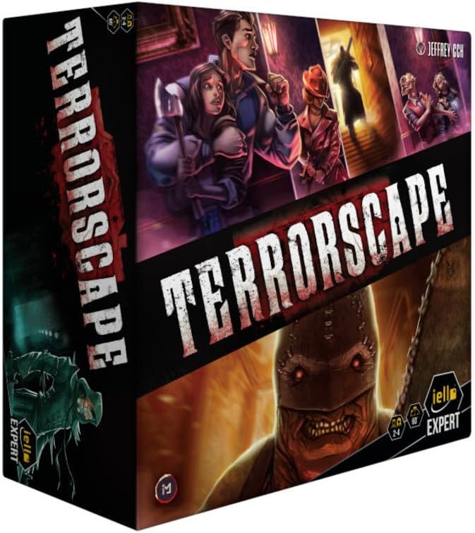IELLO Terrorscape Asymmetric Horror Board Game | Survivors vs Killer ...
