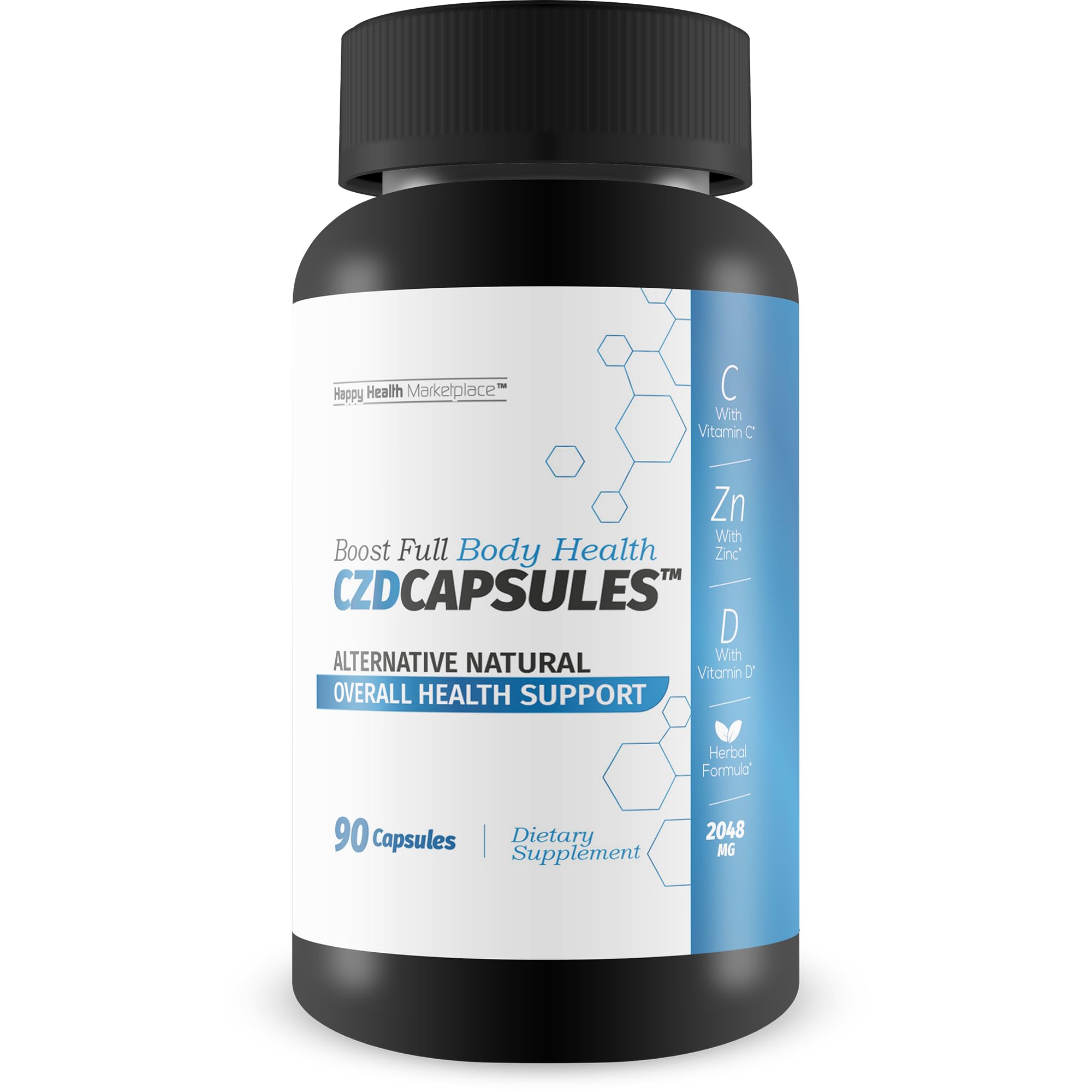 Amazon.com: Boost Full Body Health CZD Capsules - Alternative Natural ...