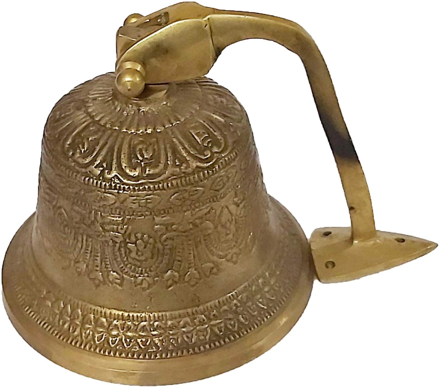 Amazon.com: Outdoor Dinner Embossed Bells Made of Brass Bracket Mounts ...