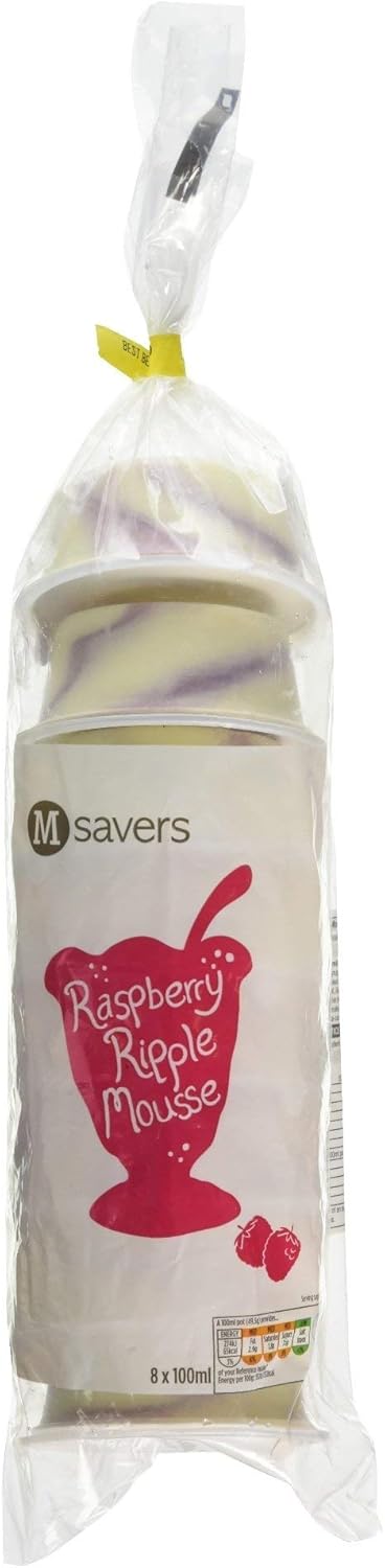 Morrisons Raspbery Ripple Mousse 8x100ml (Frozen) : Amazon.co.uk: Baby ...
