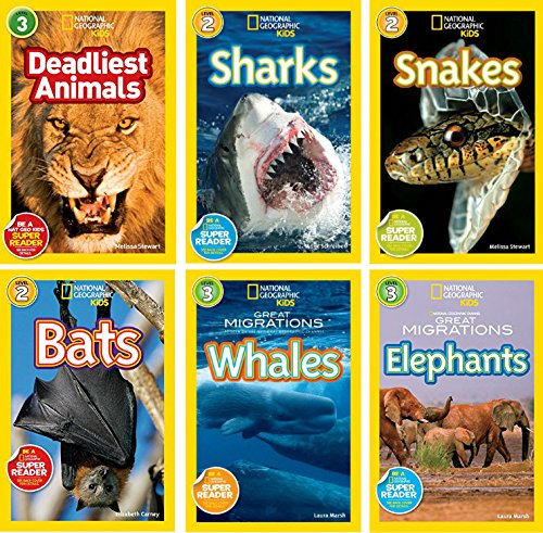 National Geographic Readers Sharks, Snakes, Bats, Deadliest Animals ...