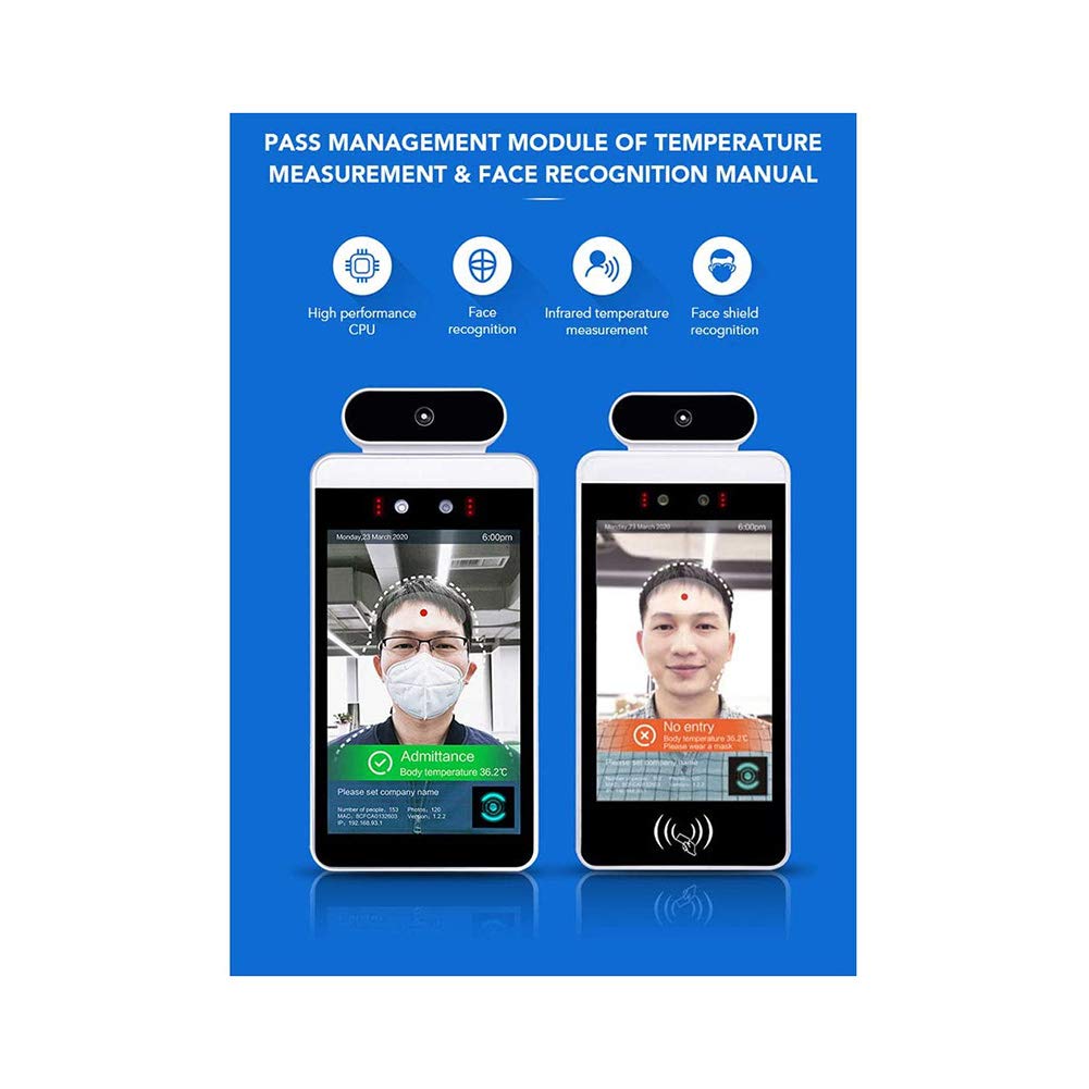 Buy HGCY Not-Contact Body Temperature Measure Display with Face ...