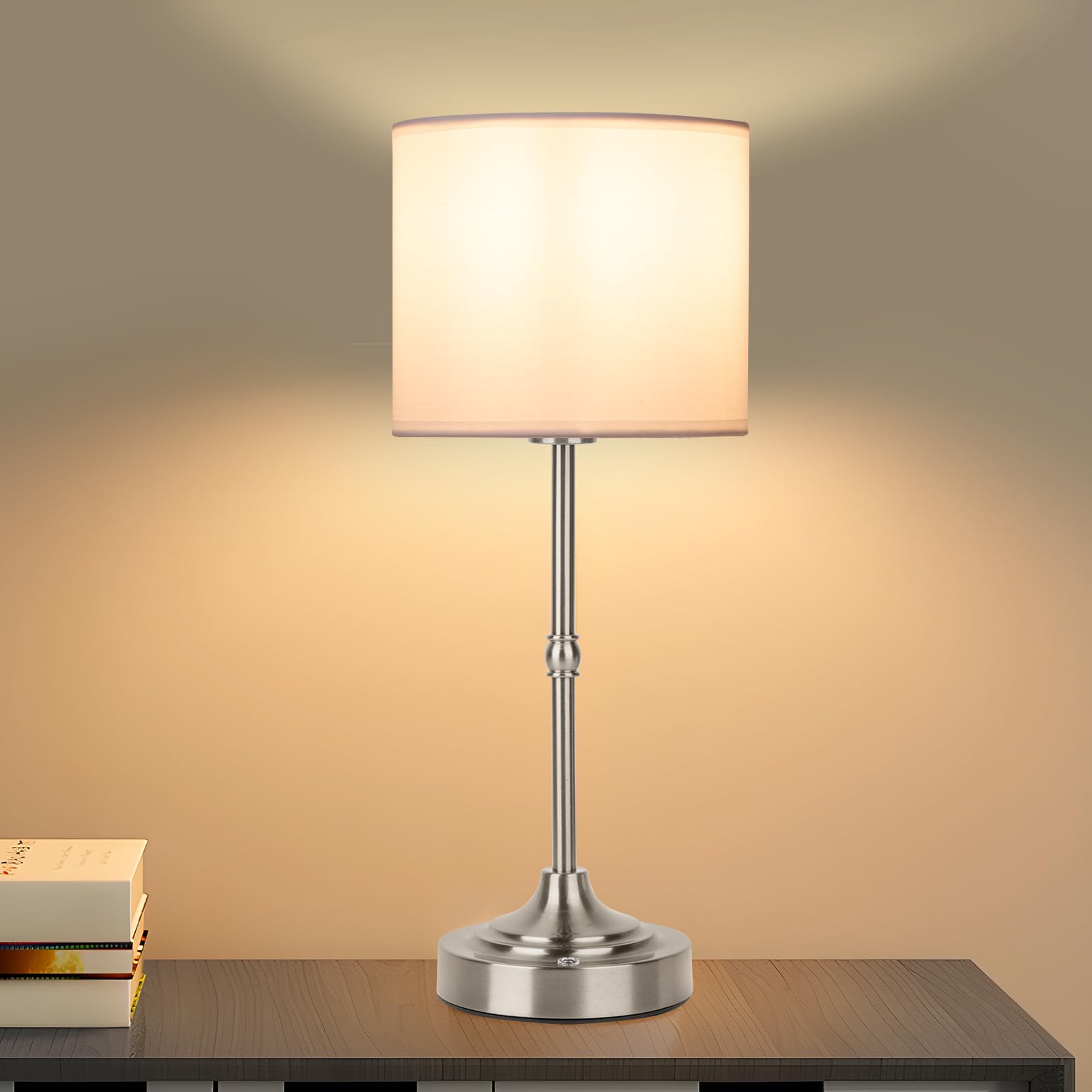 HAPYGI Portable Cordless Table Lamp,Built-in 5200mAH Rechargeable ...
