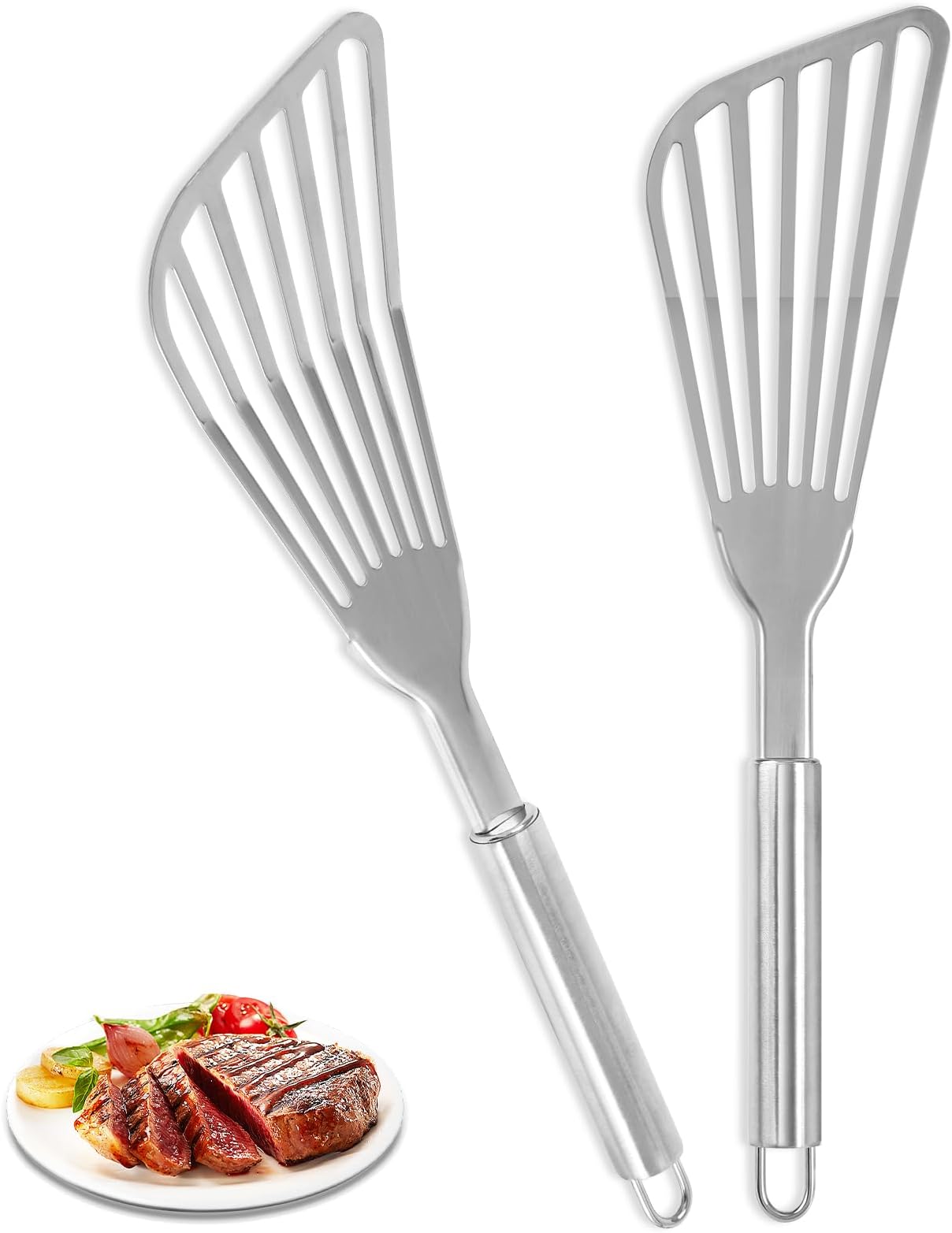 Amazon.com: Tenta Kitchen Flexible Fish Turner Spatula, for Fish/egg ...
