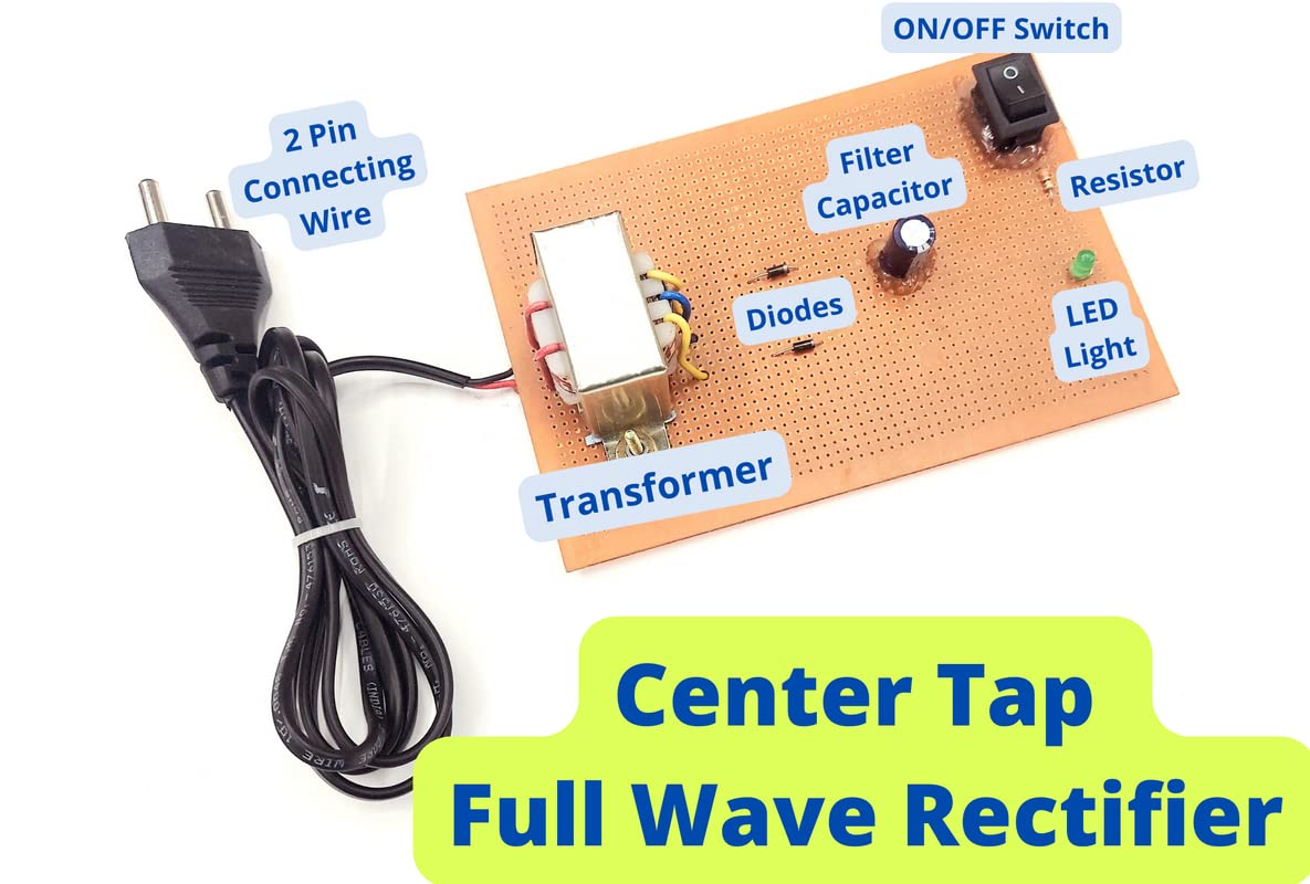 Buy ERH India Full Wave Center Tapped Rectifier Science Project Working ...