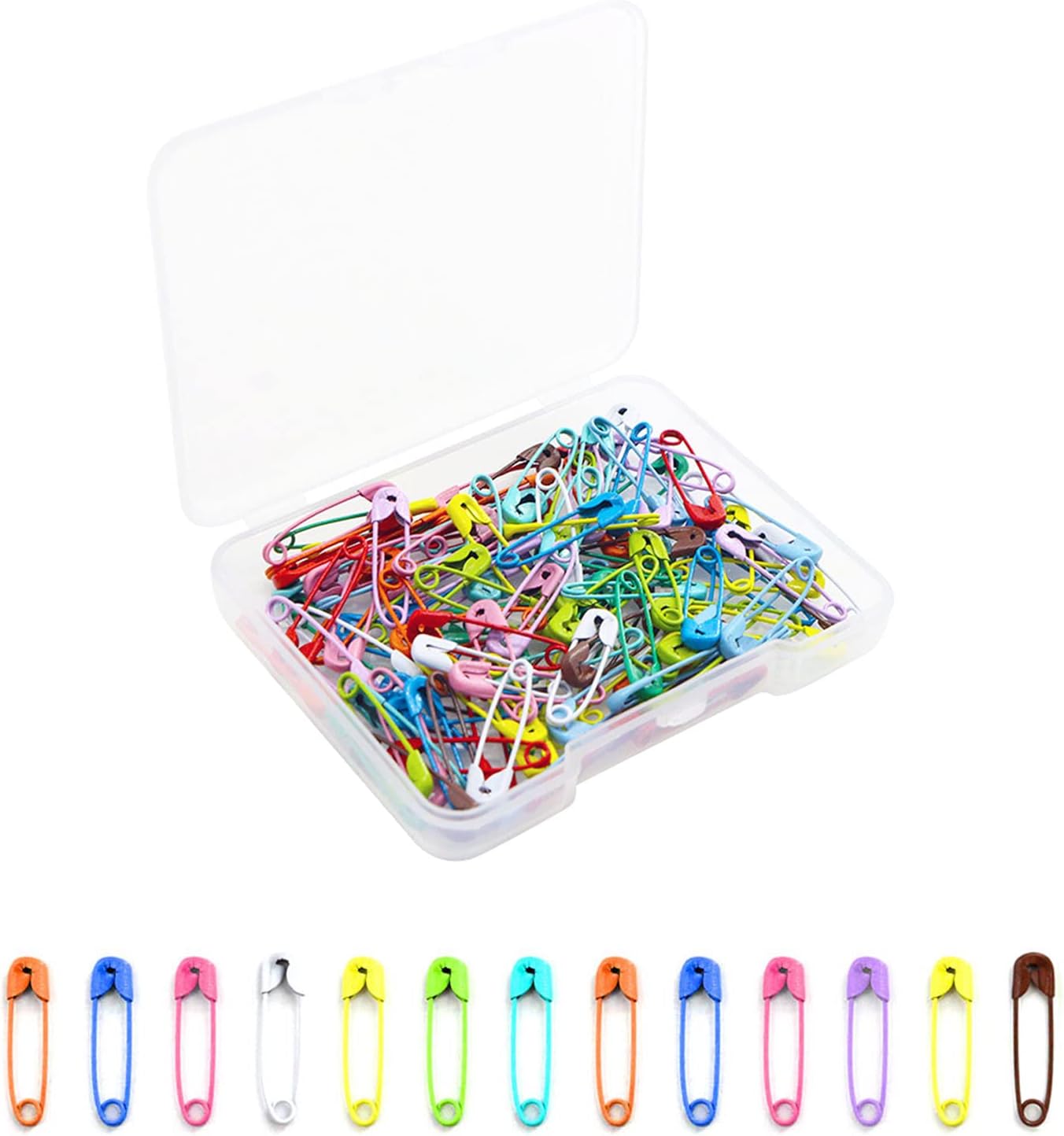 Amazon.com: Colored Safety Pins,0.75 Inch Mini Safety Pins for Clothes ...