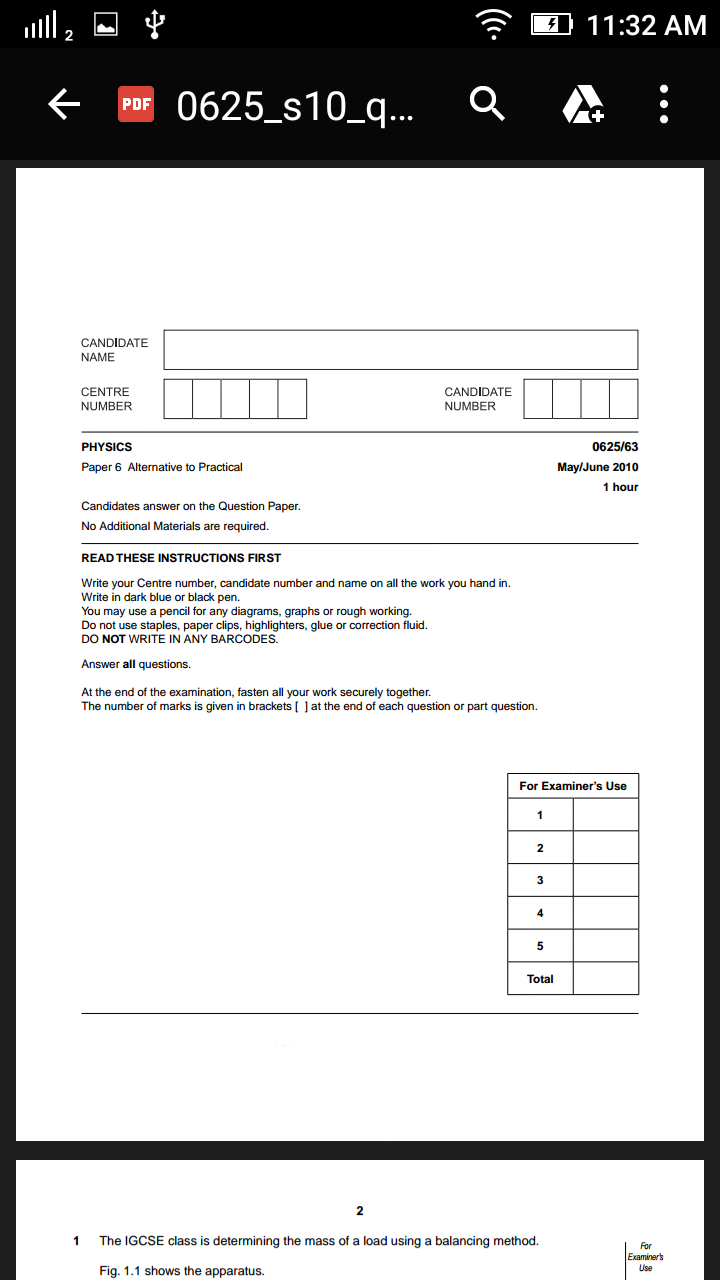 Cambridge Past Papers - App on Amazon Appstore