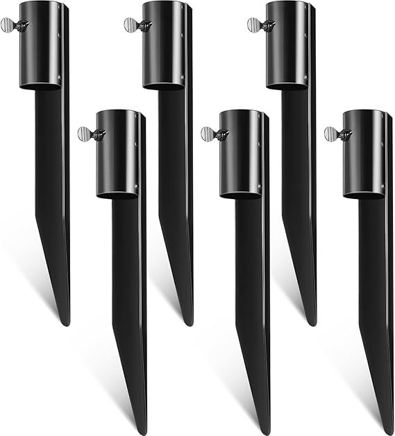 Amazon.com : Gisafai 6 Pcs Outdoor Light Stakes 10.75 Inch Metal Torch ...