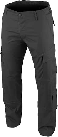 Teesar ACU Ripstop Combat Trousers Black Size L at Amazon Men’s ...