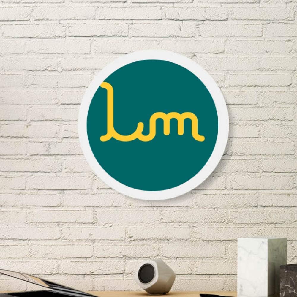 OFFbb-USA Currency Symbol Malta Lira MTL Round White Wall Picture Frame ...