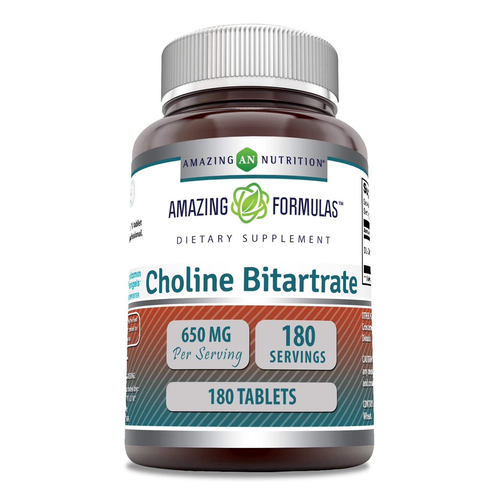 Amazon.com: Amazing Formulas Choline Bitartrate Supplement | 650 Mg ...