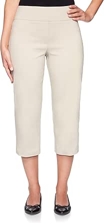 Ruby Rd. Womens Womens Mid-Rise Pull-on Straight Solar Millennium Tech ...