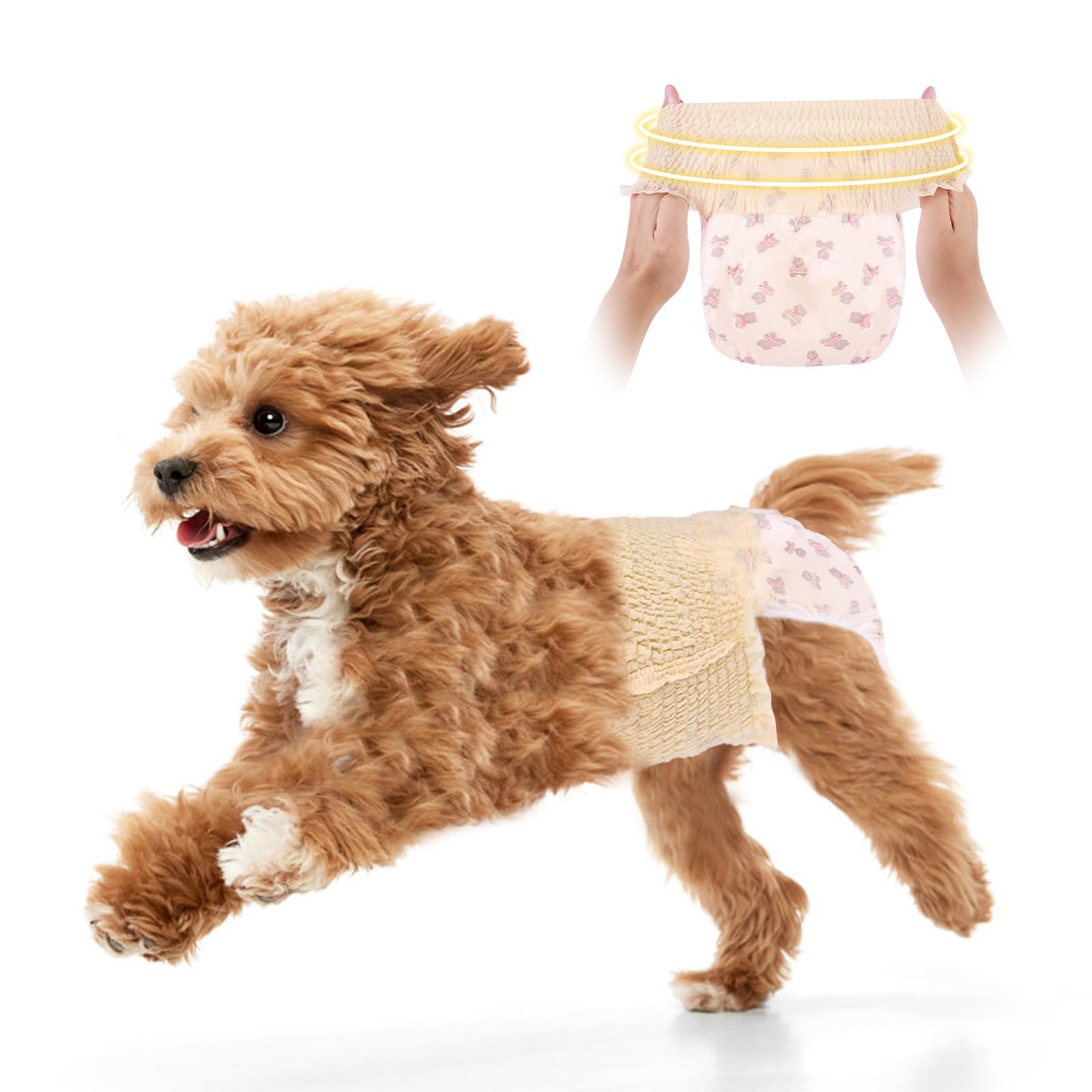 Amazon.com : Dog Diapers Female, Disposable Diapers for Female Dog with ...
