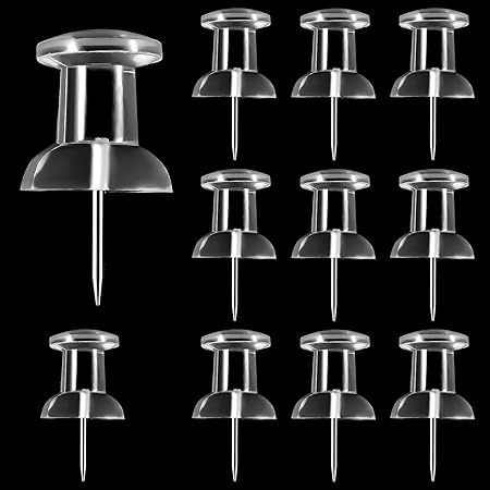 Amazon.com : Officemate Giant Push Pins 1.5 Inch, Assorted Colors, Tub ...