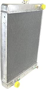 Amazon.com: JSD G190A Aluminum Racing Radiator 2 Row Single Pass ...