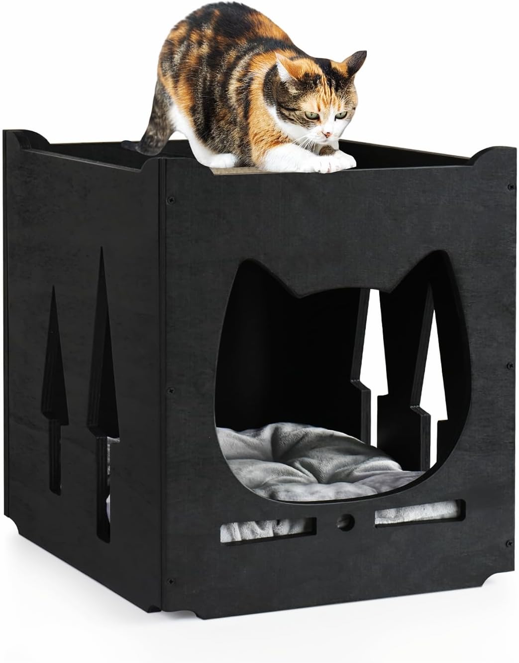 Amazon.com : Modern Cat Bed for Indoor Cat, Cat Cave Bed Cat House for ...