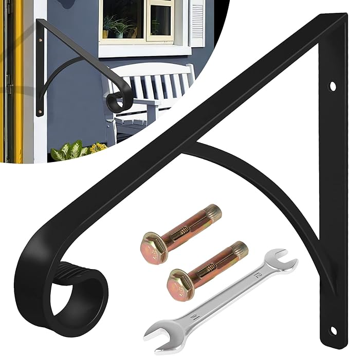 Handrail Railings Wall Mounted Single Step Handrails Railing Fits 1 or ...