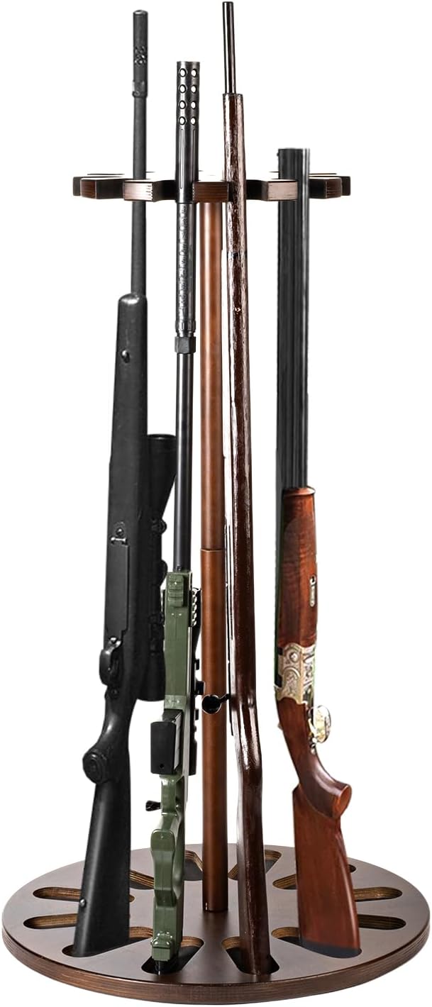 Amazon.com: Miratino Gun Rack, Heavy Solid Wood Rifle & Shotgun Racks ...