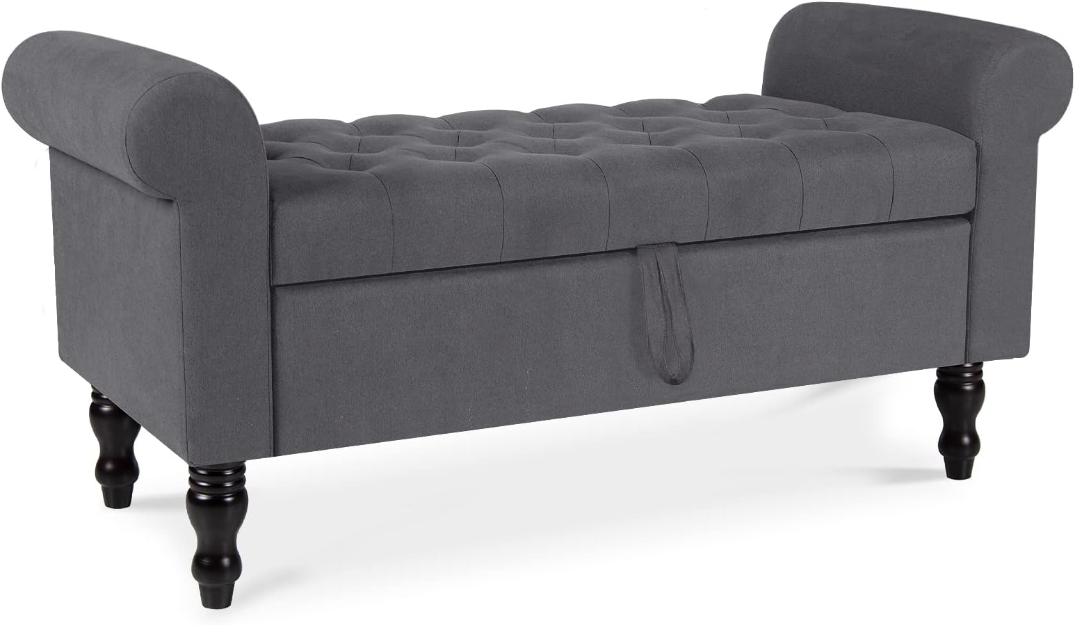 Amazon.com: Furnimart Storage Ottoman Bench for Bedroom End of Bed ...
