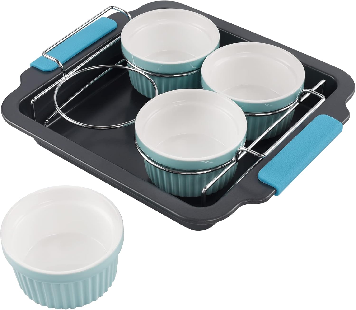 Amazon.com: kitCom Creme Brulee Making Set - 11.9" X 10.5" Carbon Steel ...