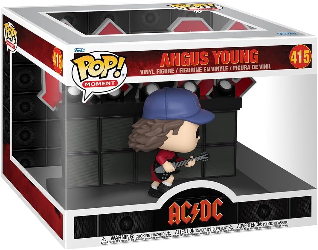Amazon.com: Funko Pop! Moments: AC/DC - Angus Young : Toys & Games