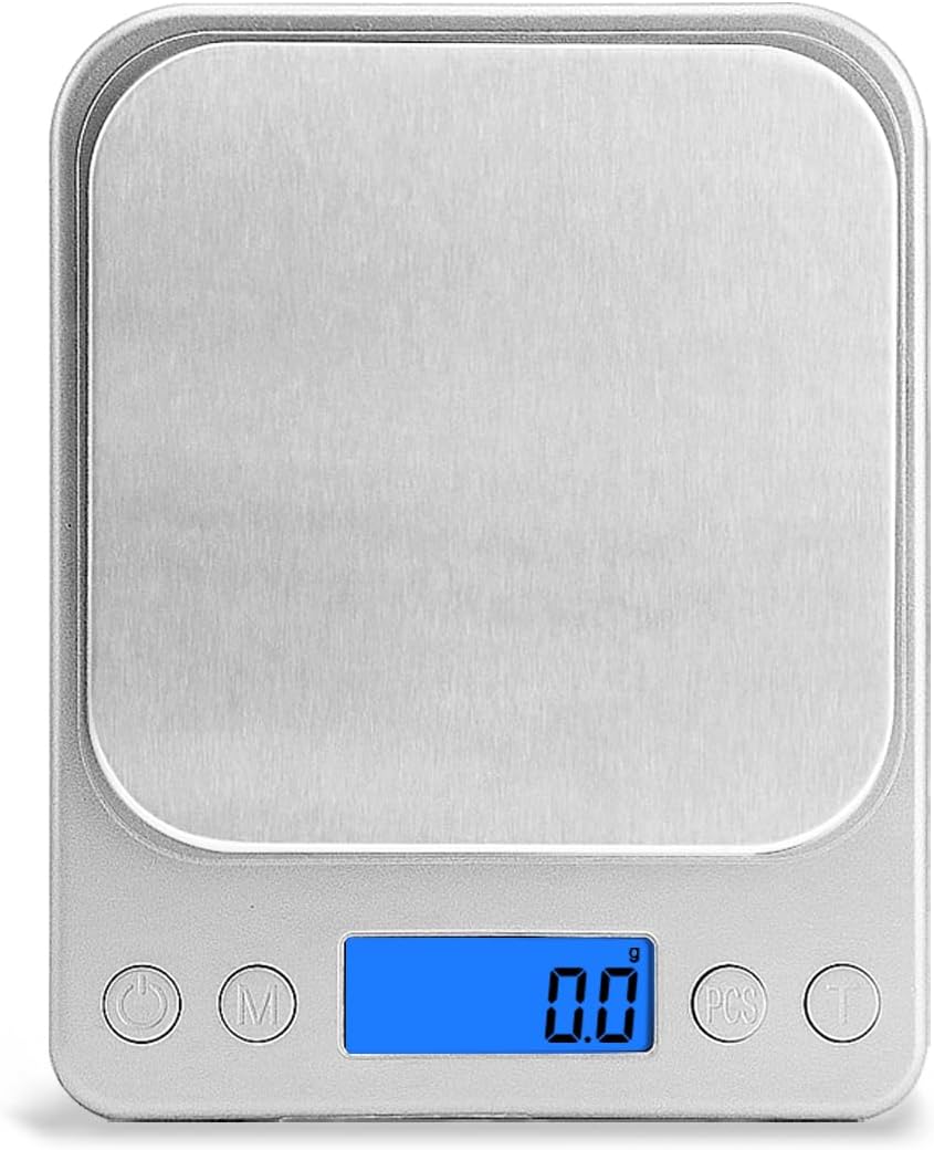 Digital Scale,3kg/0.1g,Big Size,Kitchen Scale,Food Scale, 9Units, Auto ...