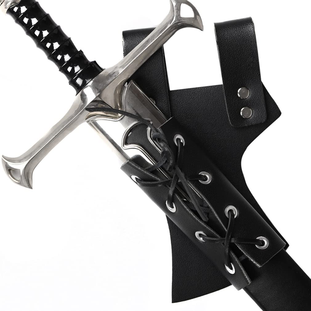 Viking Sword Holster Medieval Katana Samurai Sword Frog Leather ...