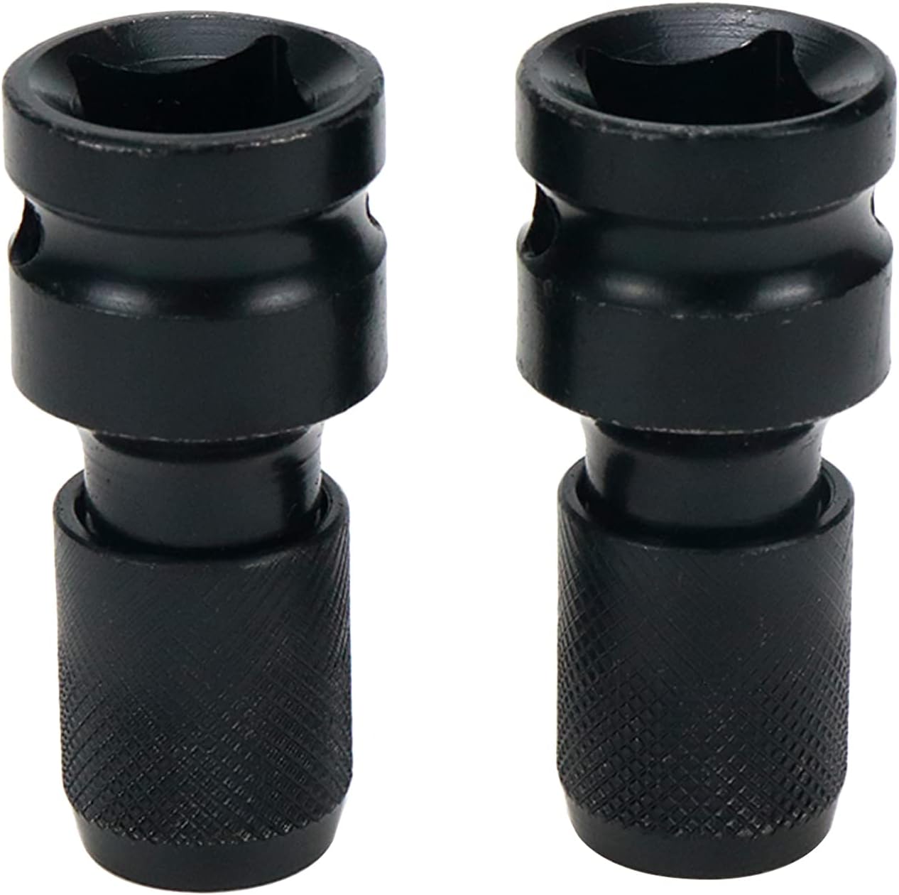 HEVSTIL 2-Pack 1/2 Inch Square Drive to 1/4 Inch Hex Female Socket ...