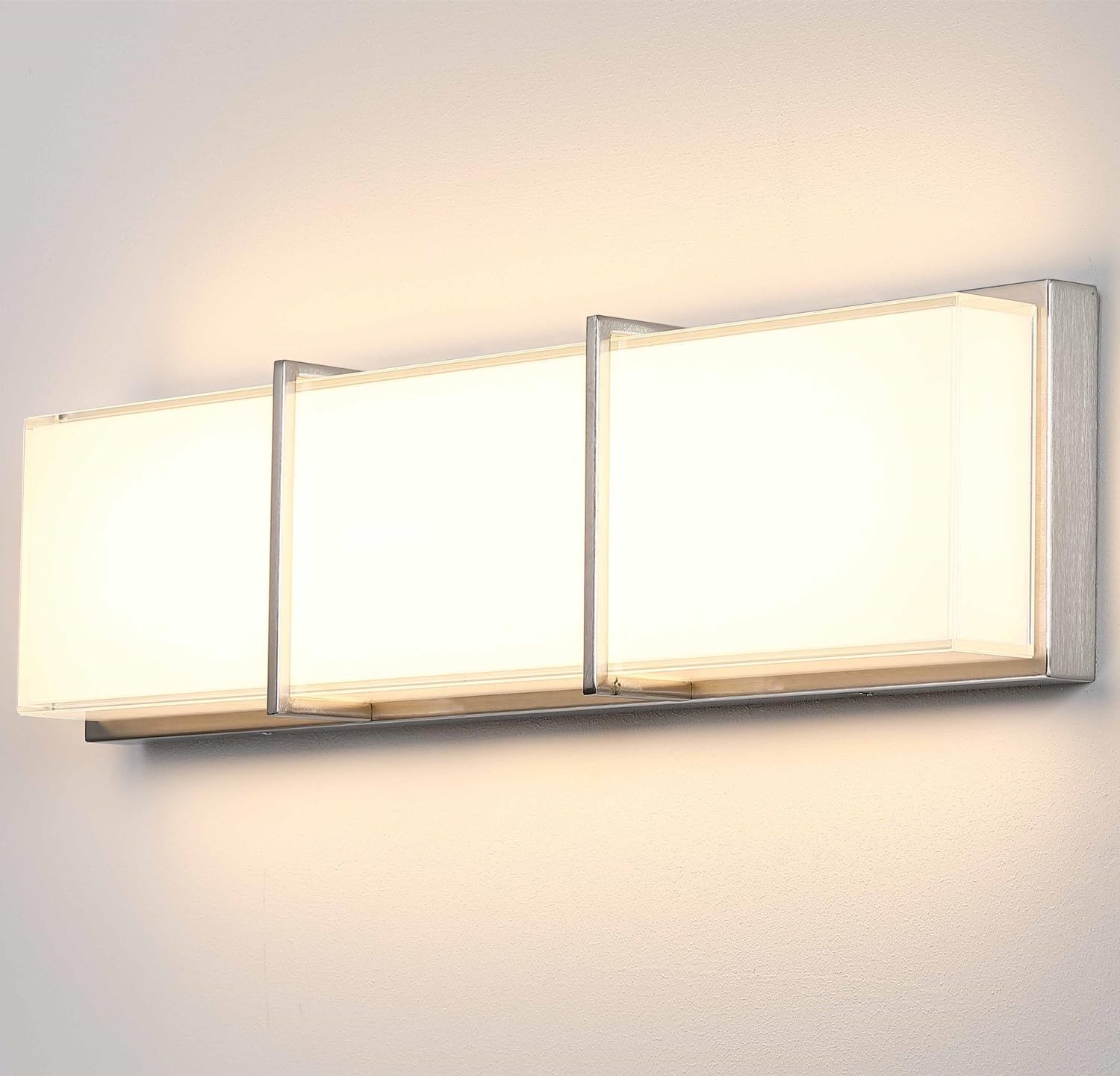 Amazon.com: OSTWIN 18 Inch Vanity Light, Bathroom LED Light, Dimmable ...