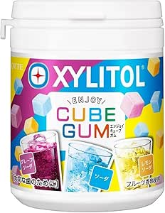 Amazon | ロッテ キシリトールガム ENJOY CUBEアソートボトル 114g×6個 | ロッテ | ガム 通販