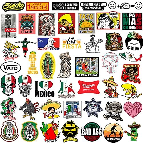 Amazon.com - 4 Pieces Hard Hat Stickers Skull with Mexican Flag, 2.5in ...
