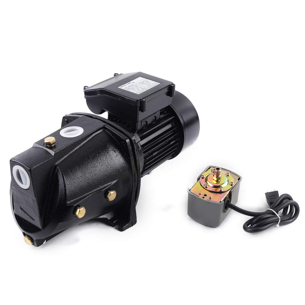 1 HP Shallow Well Jet Pump w/Pressure Switch 750W 1 HP Jet Pump Agri ...